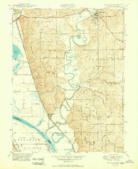 Map of Platte City, MO in 1950 | Pastmaps